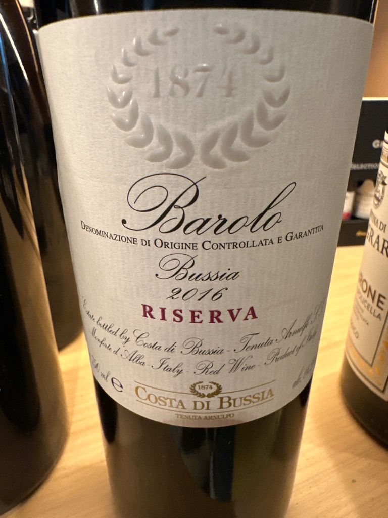 2017 Tenuta Arnulfo Costa di Bussia Barolo Riserva Bussia, Italy ...