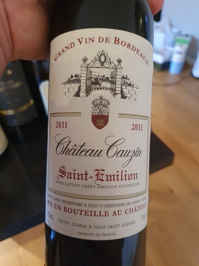 2014 Château Cauzin, France, Bordeaux, Libournais, St. Émilion ...