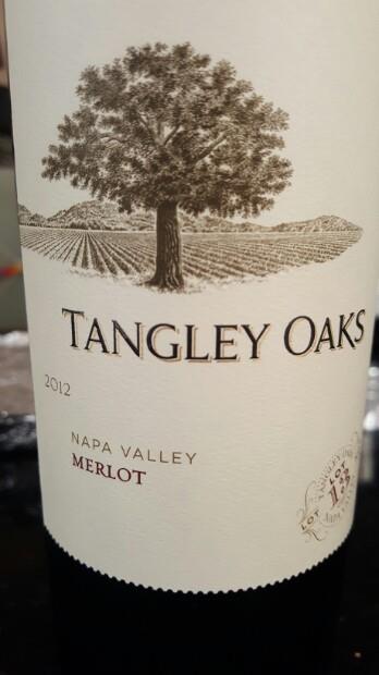 2012 Tangley Oaks Merlot, USA, California, Napa Valley - CellarTracker