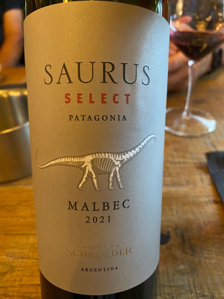 2021 Bodega Familia Schroeder Malbec Saurus Patagonia Select, Argentina ...