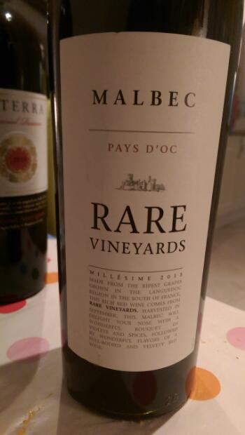 2020 Rare Vineyards Malbec, France, Languedoc Roussillon, Vin de Pays d ...