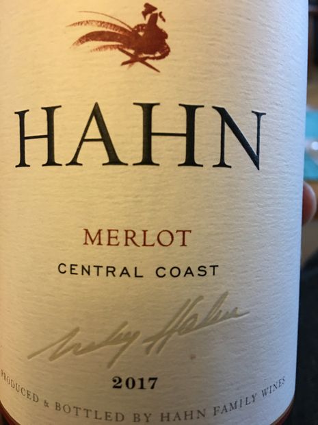 2017 Hahn Merlot Winery Selection, USA, California, Central Coast ...