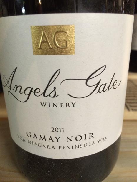 2010 Angels Gate Winery Gamay Noir Beamsville Bench VQA, Canada ...