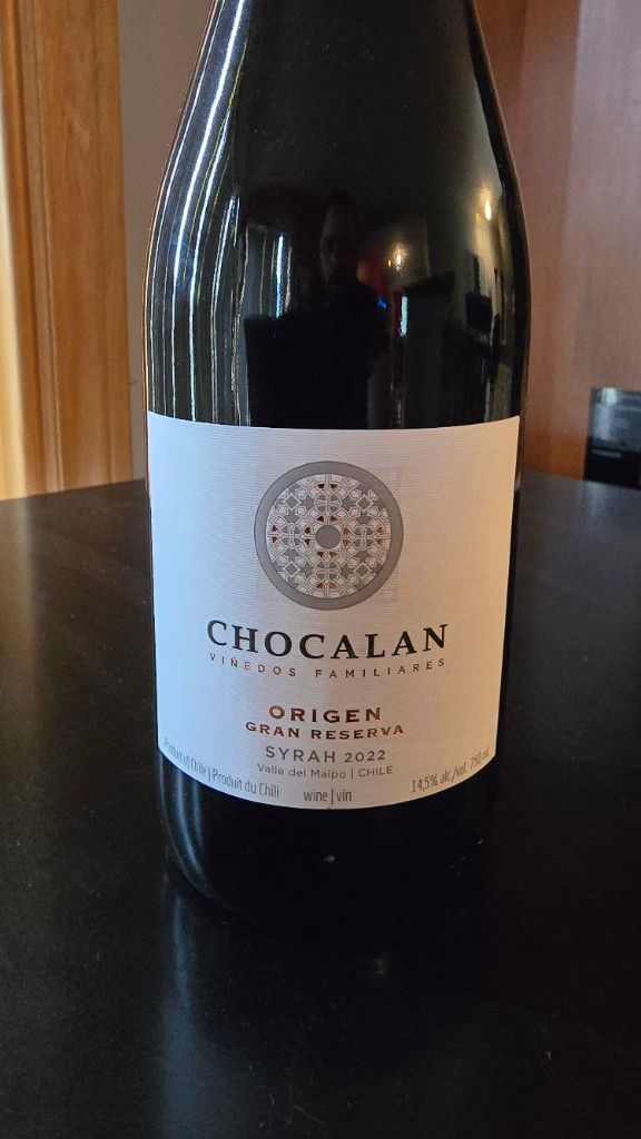 2022 Viña Chocalán Syrah Origen Gran Reserva, Chile, Maipo Valley ...