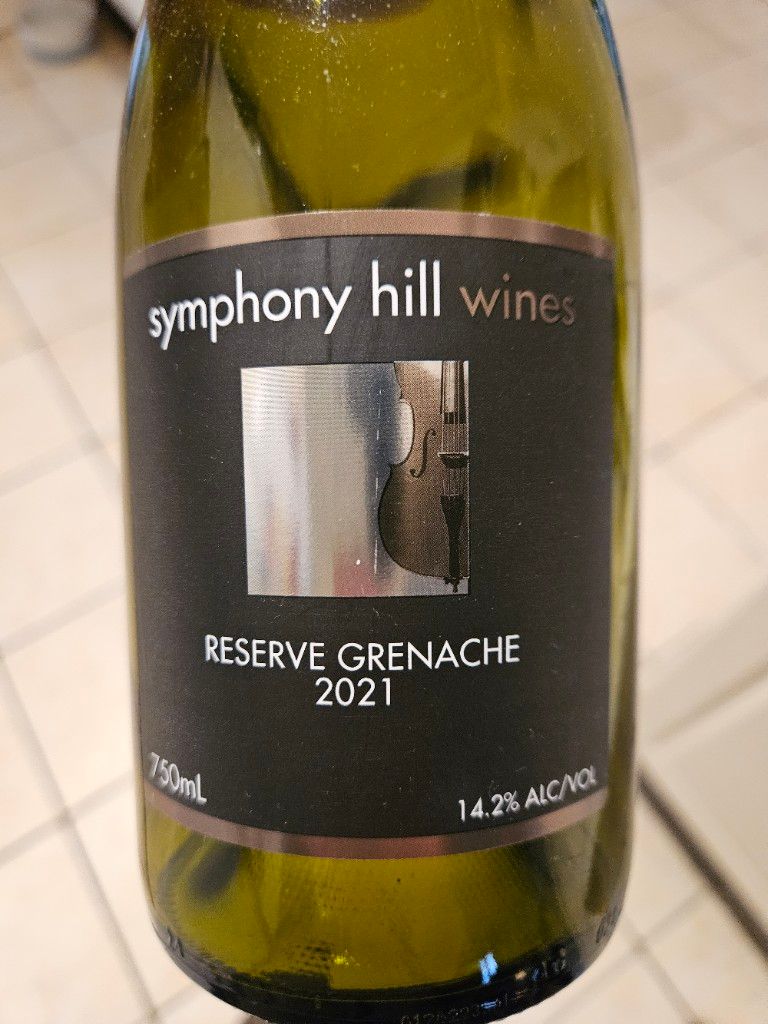 2021 Symphony Hill Grenache, Australia, Queensland, Granite Belt ...