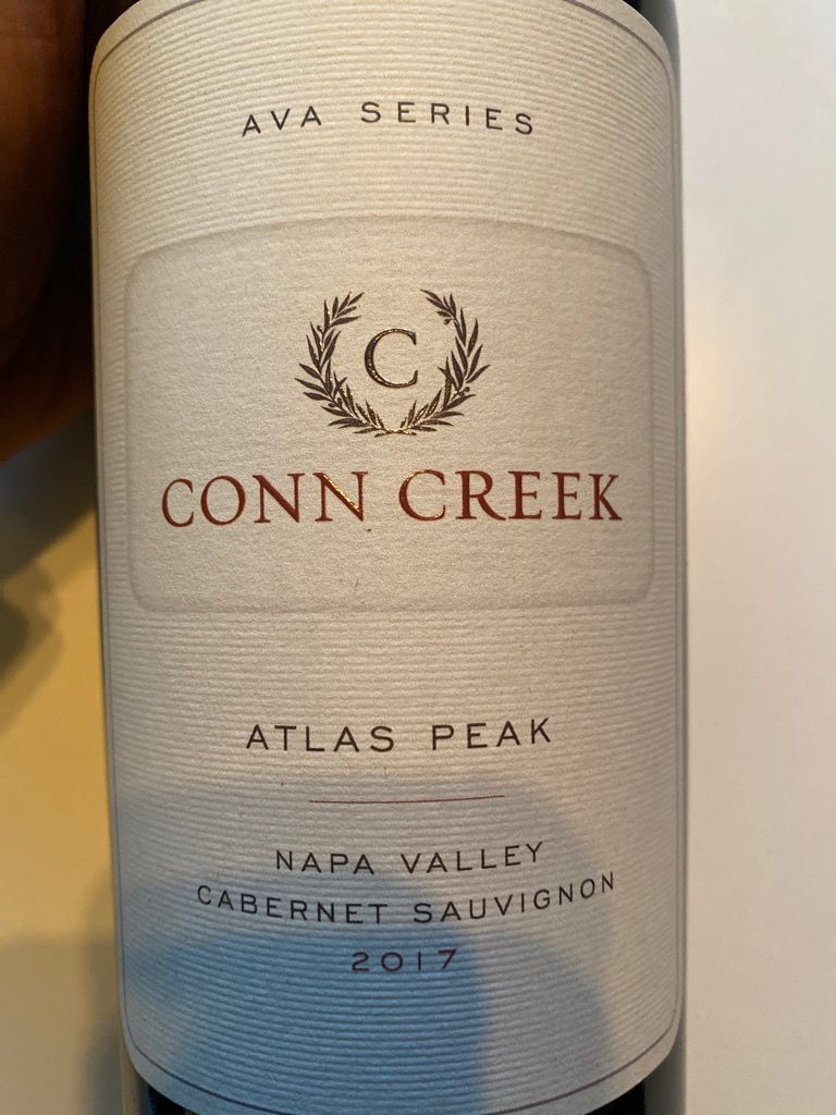 2017 Conn Creek Cabernet Sauvignon AVA Series Atlas Peak, USA ...