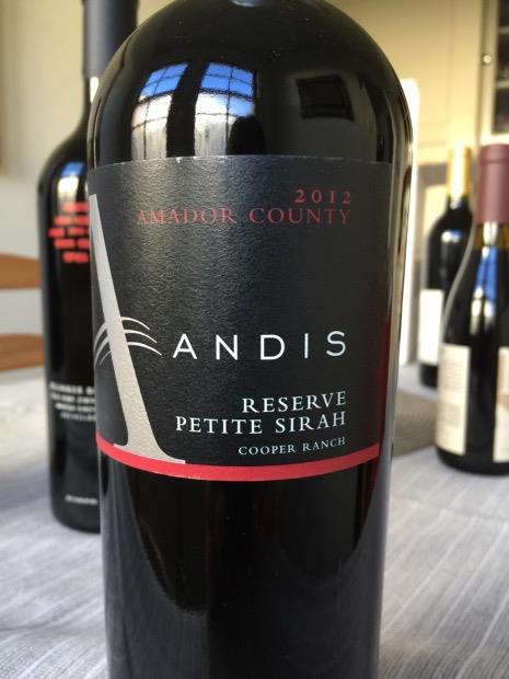 2012 Andis Wines Petite Sirah Reserve, USA, California, Sierra ...