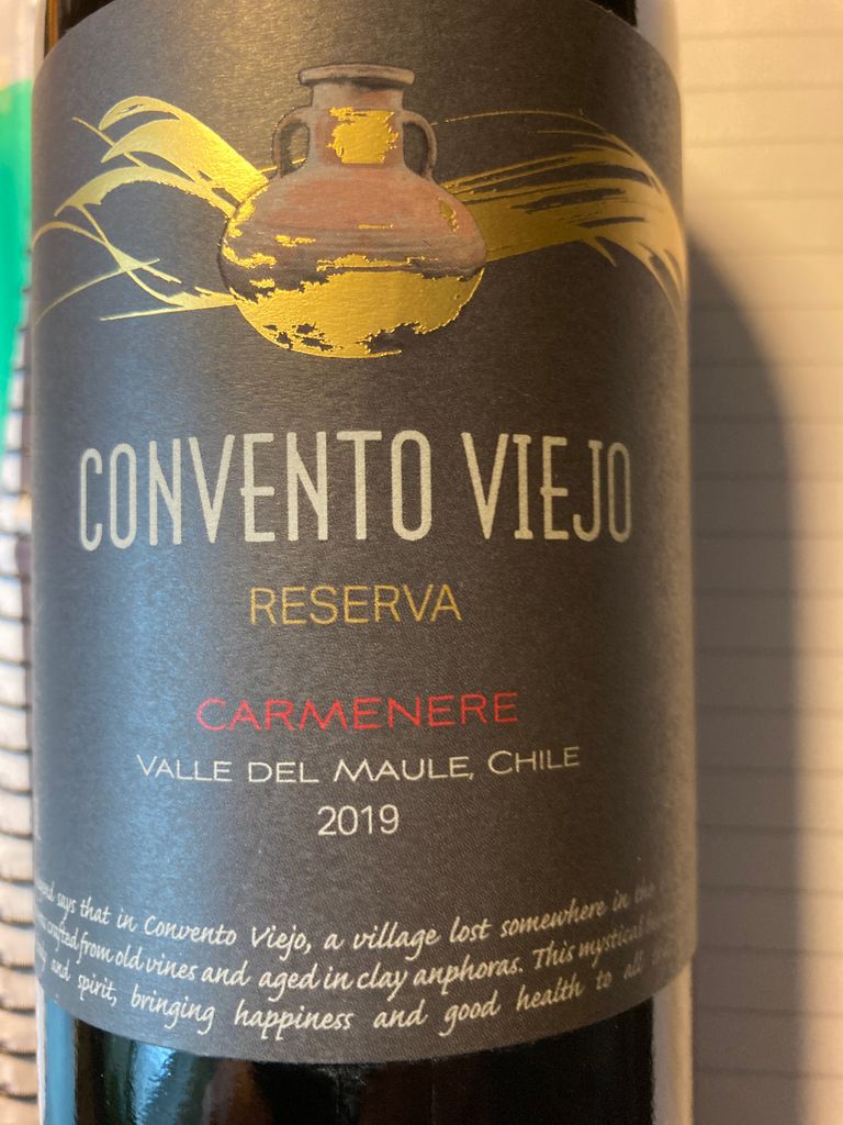 2022 Convento Viejo Carménère Reserva, Chile, Maule Valley - CellarTracker