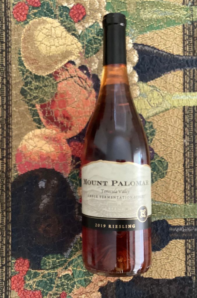 2019 Mount Palomar Amber Riesling, USA, California, South Coast ...