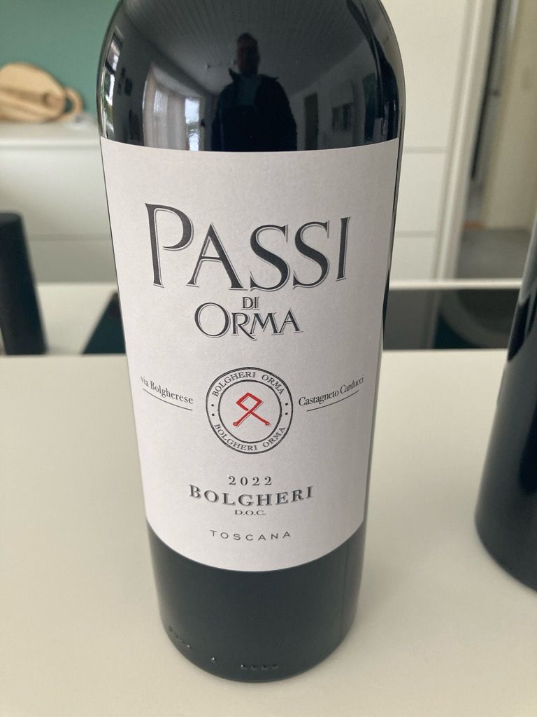 2023 Orma Bolgheri Passi di Orma, Italy, Tuscany, Bolgheri - CellarTracker