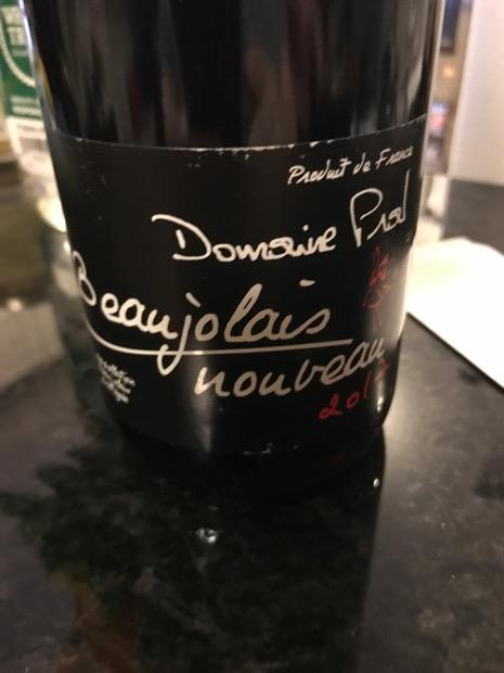 2017 Domaine Pral Beaujolais Nouveau, France, Burgundy, Beaujolais ...