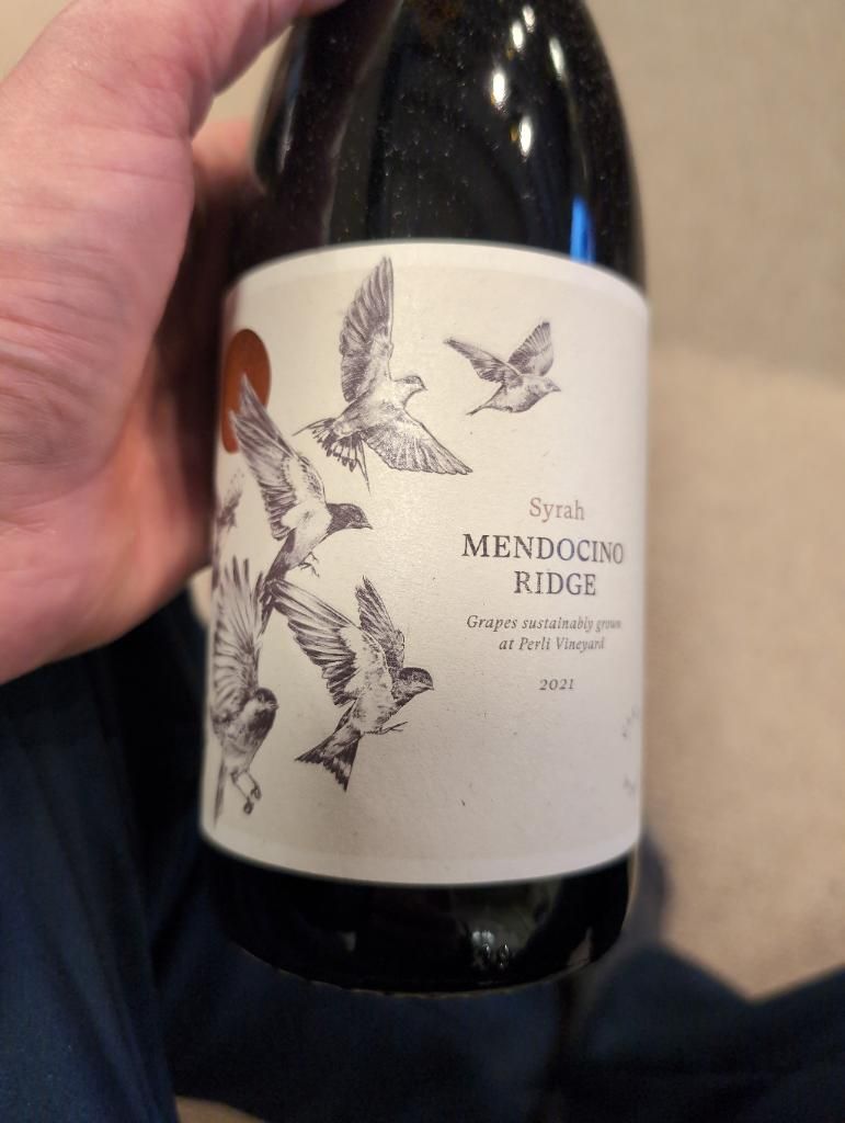 2021 Elkins Wines Syrah Perli Vineyard, USA, California, North Coast ...