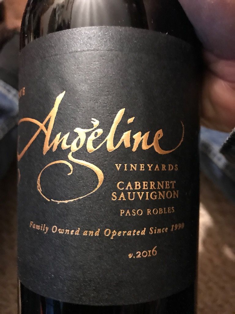 2016 Angeline Winery Cabernet Sauvignon Reserve, USA, California ...