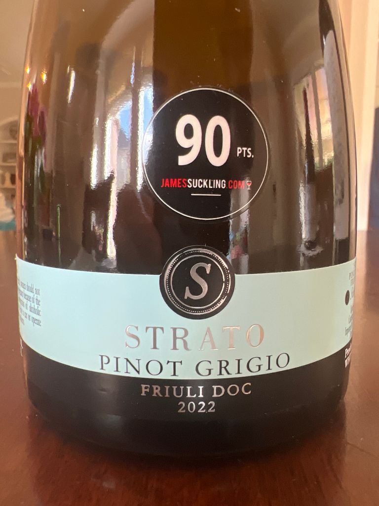 2021 StraItalian Winemakers Pinot Grigio Strato, Italy, Friuli-Venezia ...
