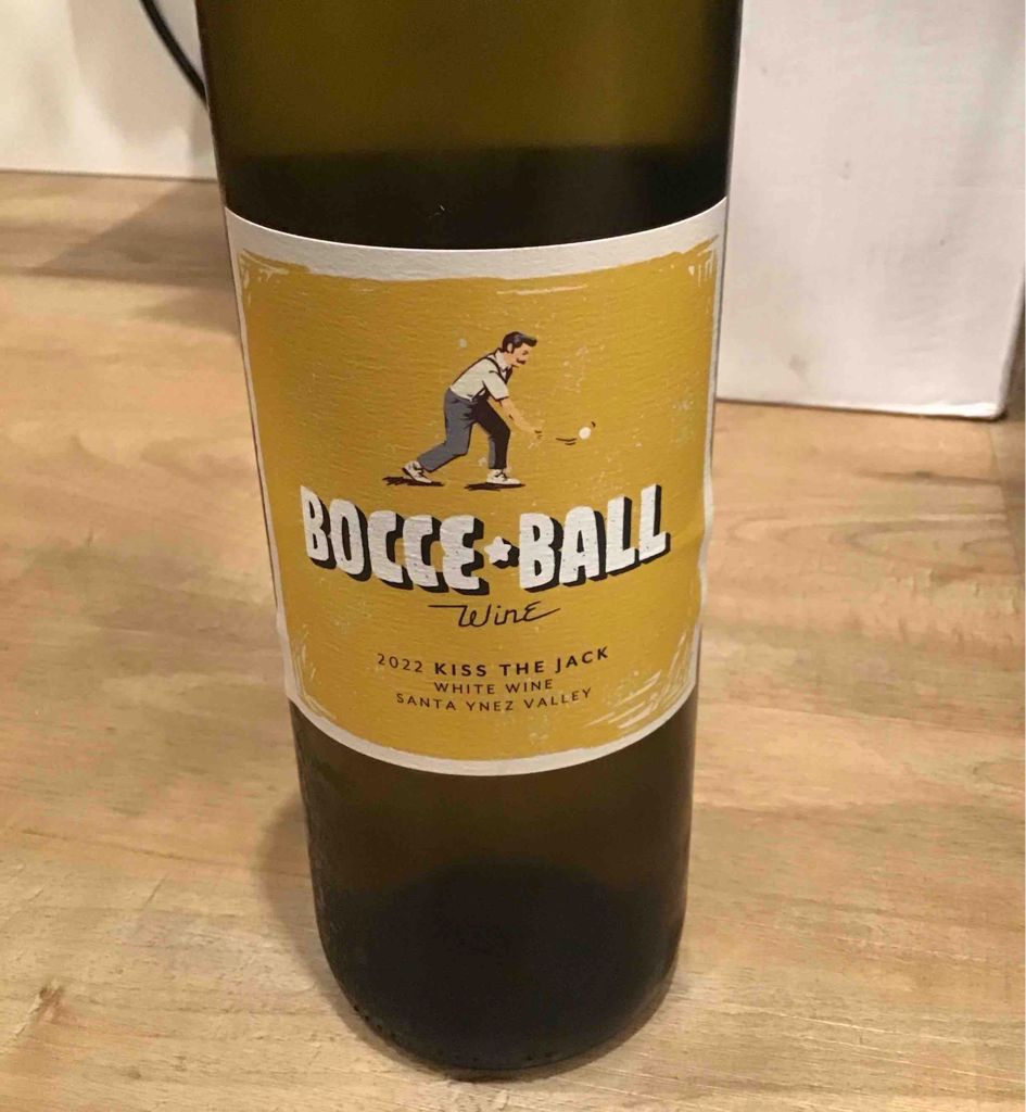2021 Bocce Ball Wine Kiss the Jack, USA, California, Central Coast ...