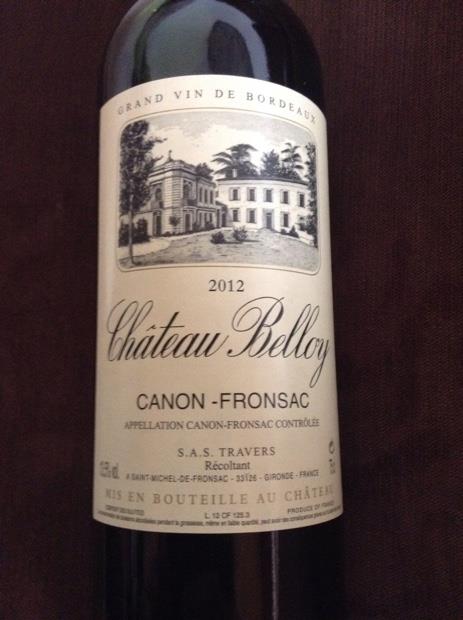 2020 Château Belloy, France, Bordeaux, Libournais, Canon-Fronsac ...