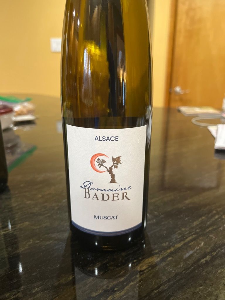 2023 Domaine Bader Muscat, France, Alsace - CellarTracker