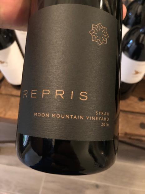 2016 Repris Syrah Moon Mountain Vineyard, USA, California, Sonoma ...
