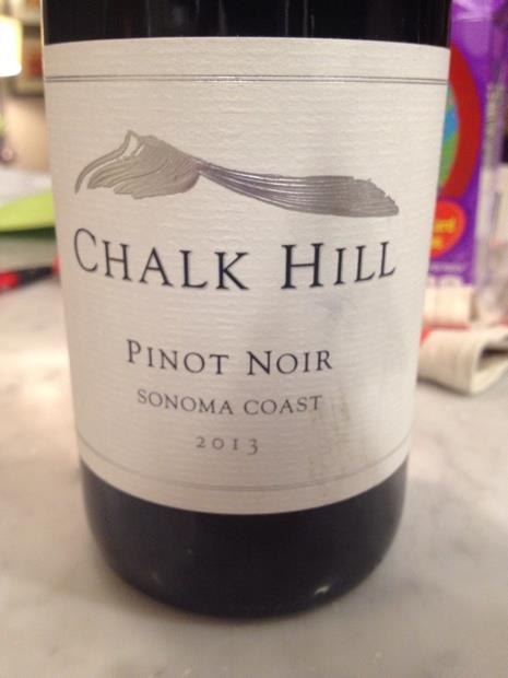 2013 Chalk Hill Pinot Noir Sonoma Coast, USA, California, Sonoma County ...