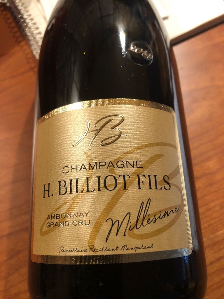2015 H. Billiot Fils Champagne Grand Cru Brut Millésimé, France ...