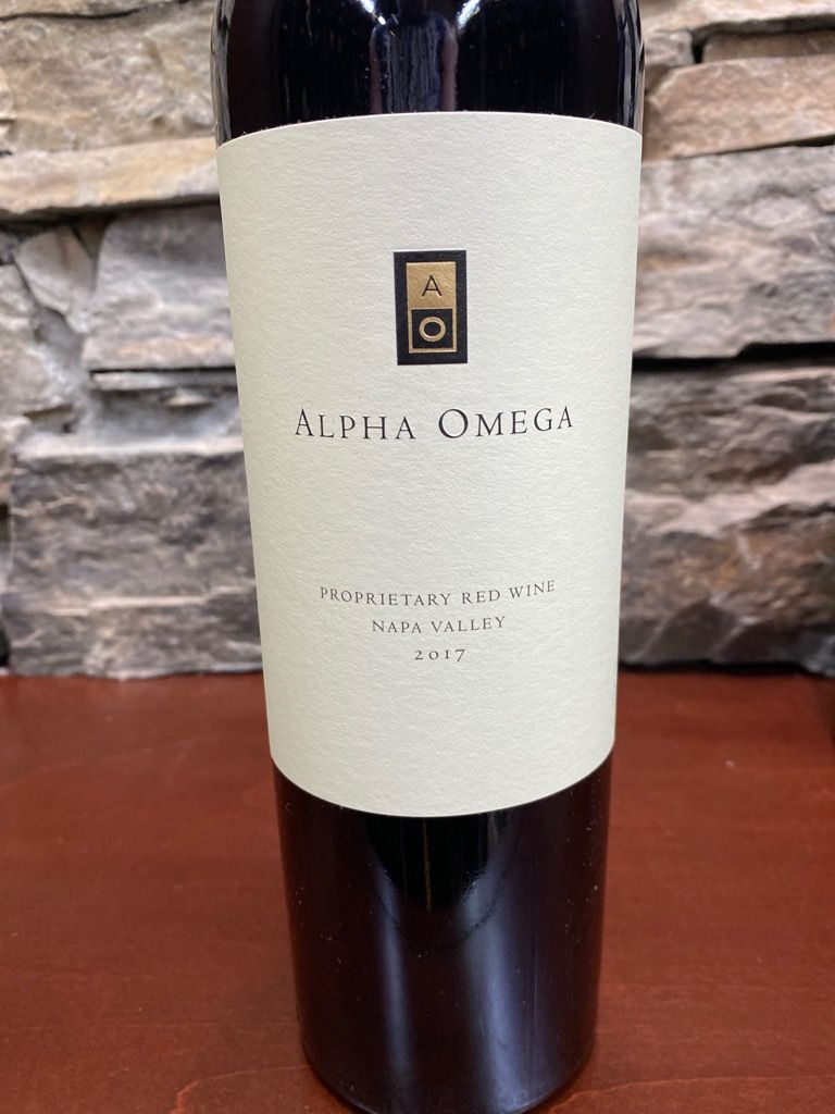 2017 Alpha Omega Proprietary Red Wine Napa Valley, USA, California ...