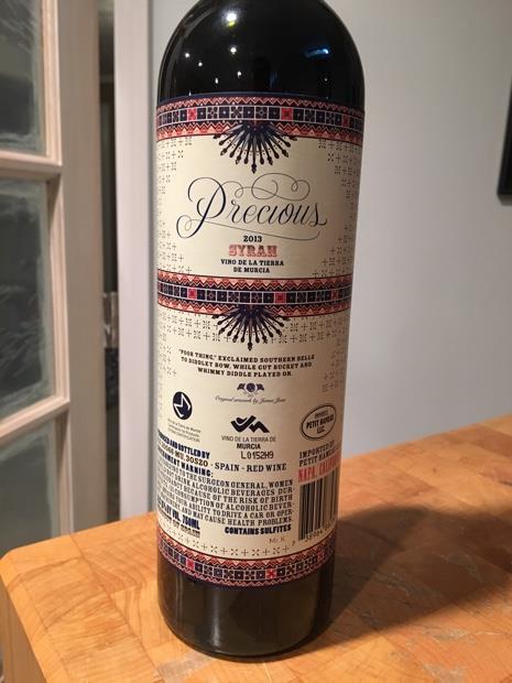 2013 Precious, Spain - CellarTracker