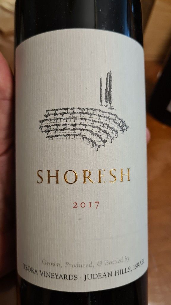 2017 Tzora Vineyards Shoresh, Israel, Judean Hills - CellarTracker