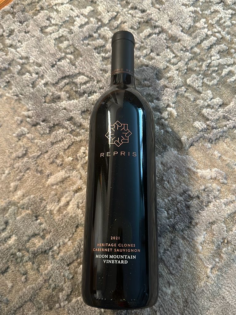 2021 Repris Cabernet Sauvignon Heritage Clones Moon Mountain Vineyard ...