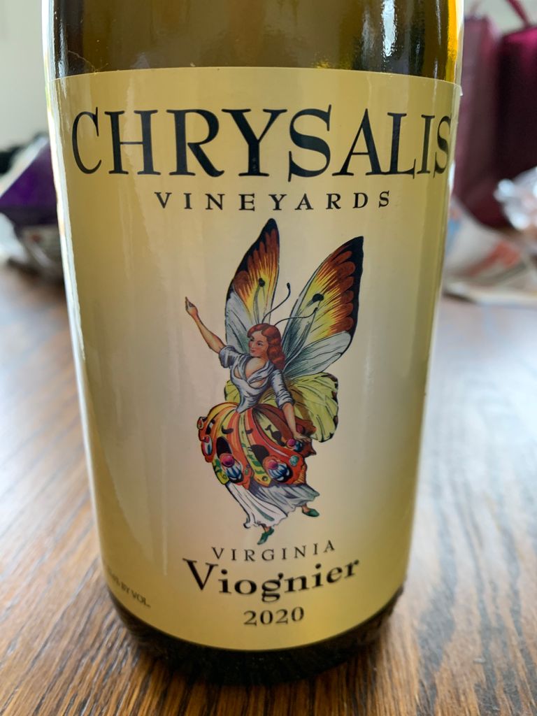 2021 Chrysalis Vineyards Viognier, USA, Virginia, Northern Virginia ...