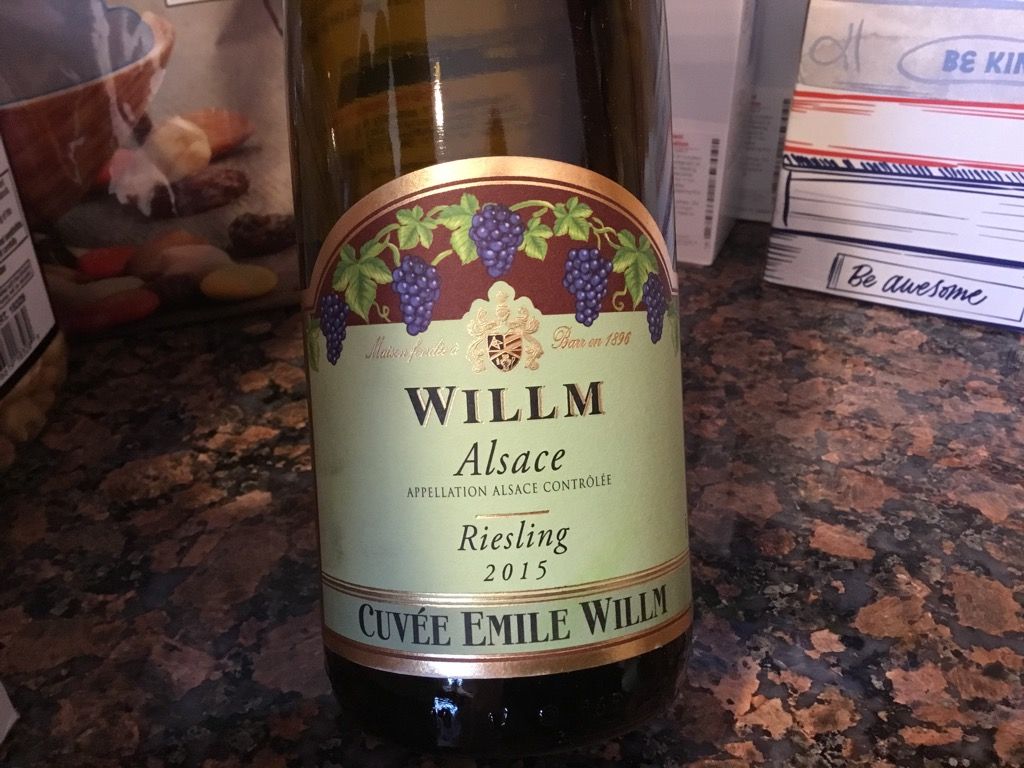 2016 Willm Riesling Cuvée Emile Willm, France, Alsace - CellarTracker