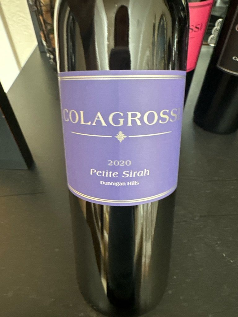 2020 Colagrossi Wines Petite Sirah, USA, California, Central Valley ...
