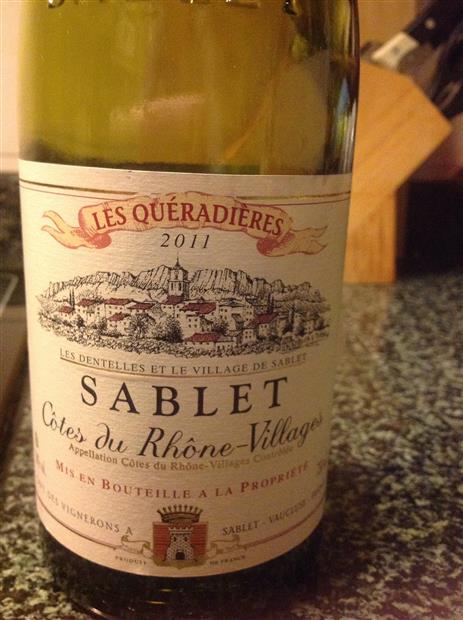 2005 Les Queradieres Côtes du Rhône Villages Sablet, France, Rhône ...
