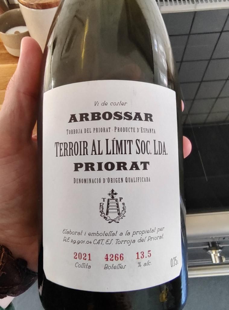 2021 Terroir Al Limit Soc. Lda. Priorat L'Arbossar, Spain, Catalunya ...
