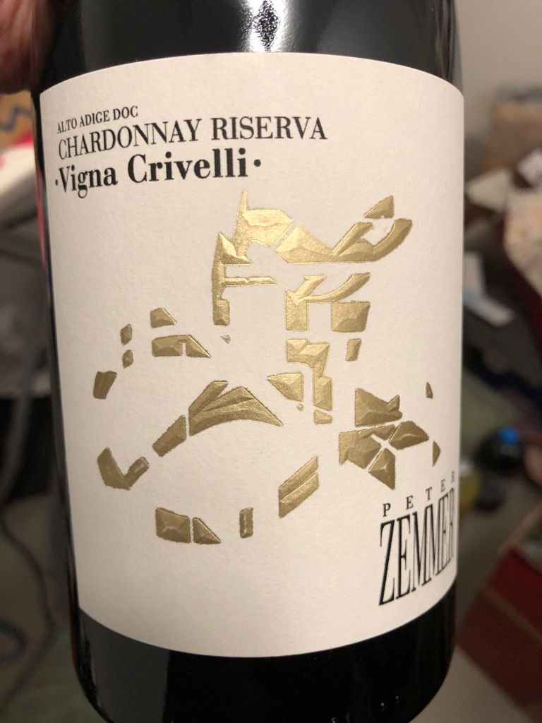 NV Peter Zemmer Chardonnay Alto Adige - Südtirol Riserva Crivelli ...