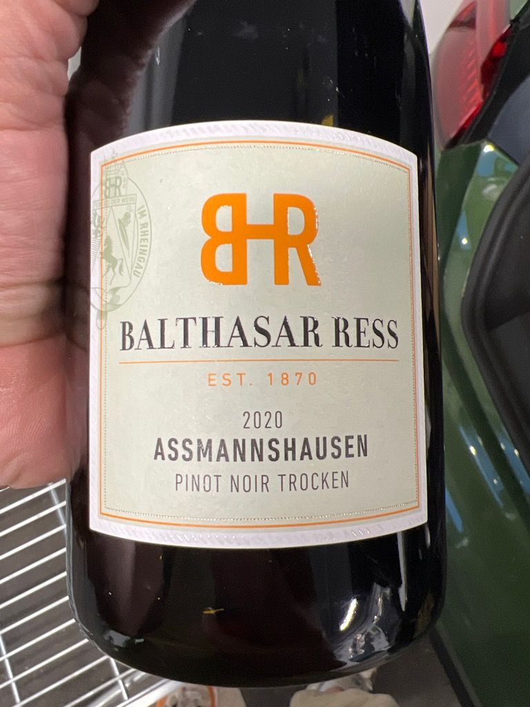 2020 Balthasar Ress Assmannshäuser Höllenberg Spätburgunder Trocken ...