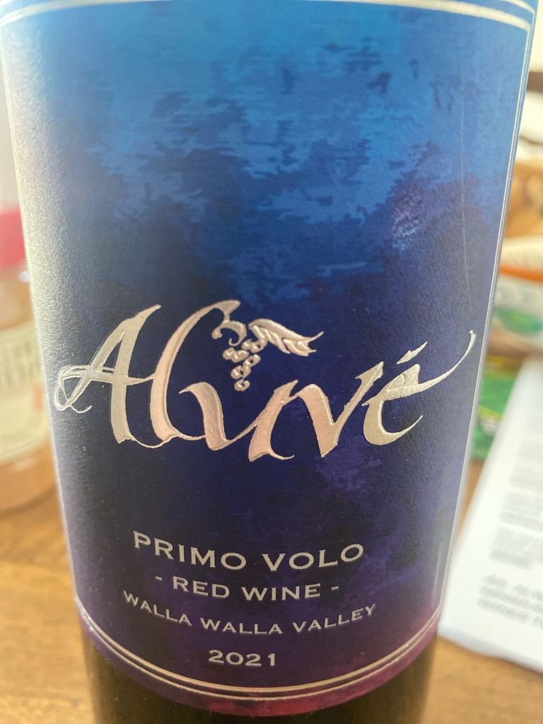 2022 Aluvé Primo Volo, USA, Washington, Columbia Valley, Walla Walla ...