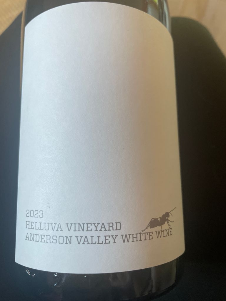 2022 Anthill Farms Pinot gris blend Helluva Vineyard, USA, California ...