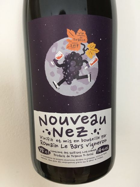 2019 Romain Le Bars Vin de France nouveau nez, France, Vin de France ...