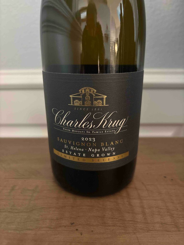 2024 Charles Krug Winery (Peter Mondavi Family) Sauvignon Blanc Limited ...