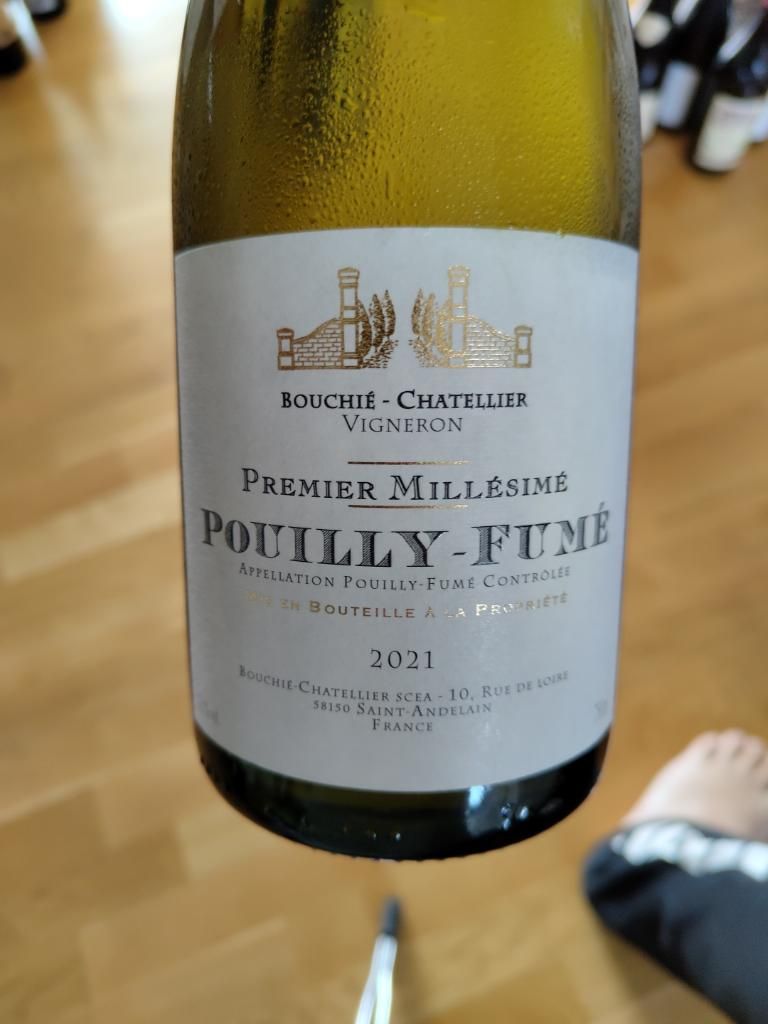 2021 Domaine Bouchié-Chatellier Pouilly-Fumé Premier Millésimé, France ...