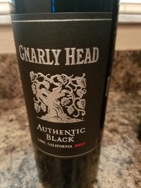 2017 Gnarly Head Authentic Black, USA, California, Central Valley, Lodi ...