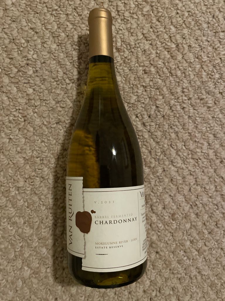 2021 Van Ruiten Chardonnay, USA, California, Central Valley, Lodi ...
