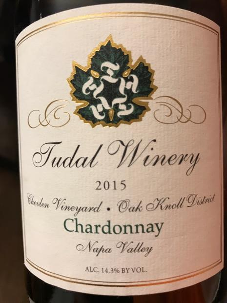 2015 Tudal Family Winery Chardonnay Maldonado Vineyard, USA, California ...