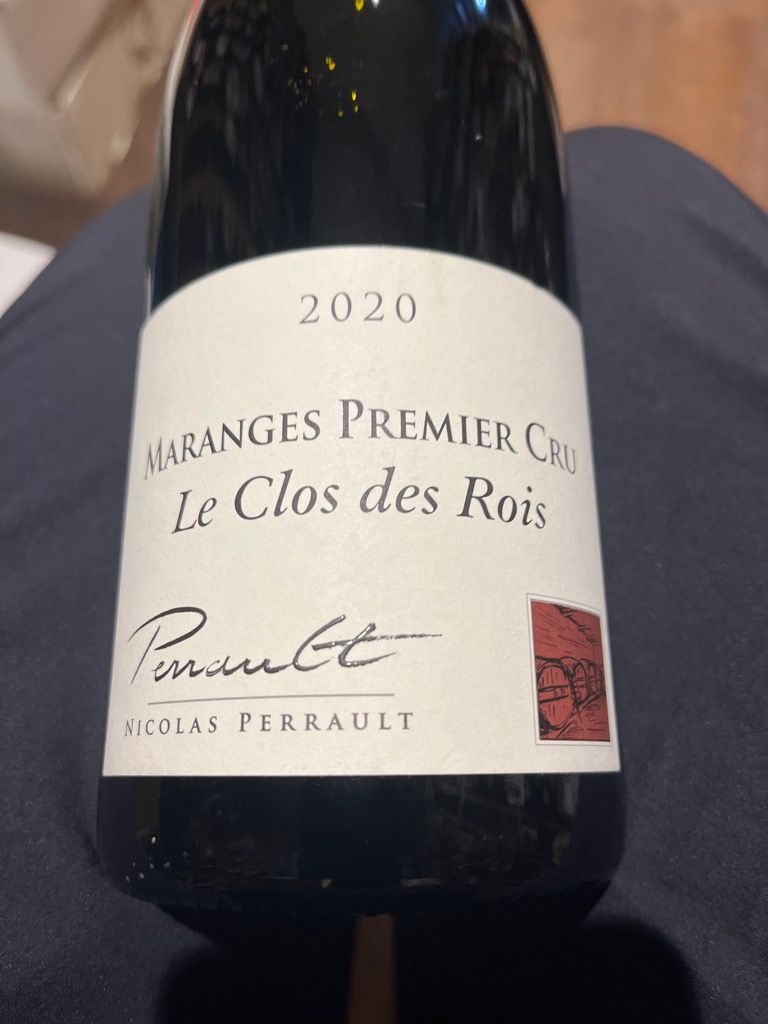 2020 Nicolas Perrault Maranges 1er Cru Les Clos Roussots, France ...