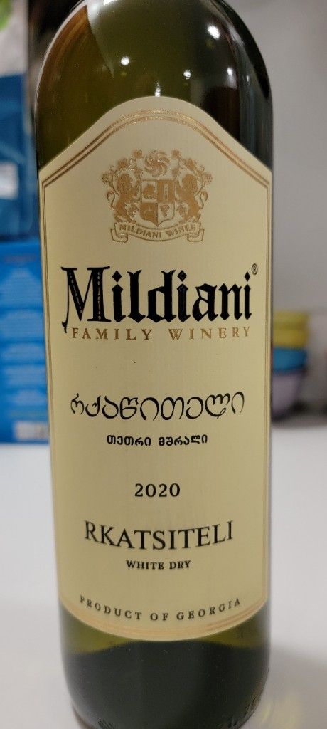 2021 Mildiani Rkatsiteli, Georgia, Kakheti - CellarTracker