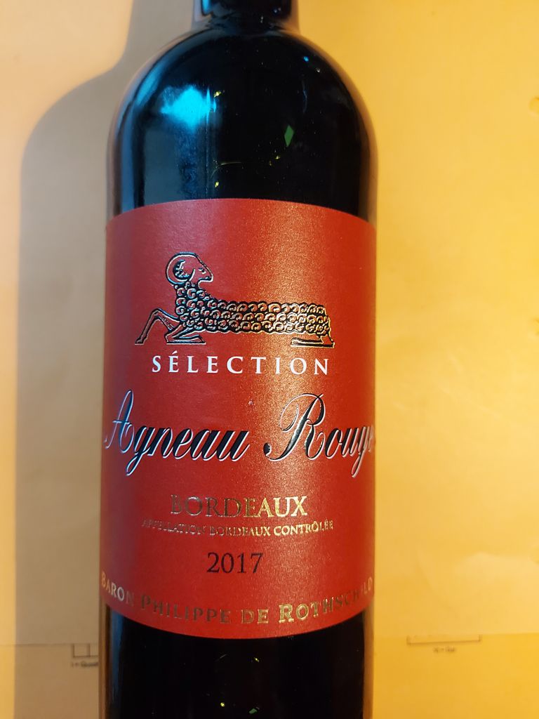 2017 Baron Philippe de Rothschild Agneau Rouge Sélection, France ...