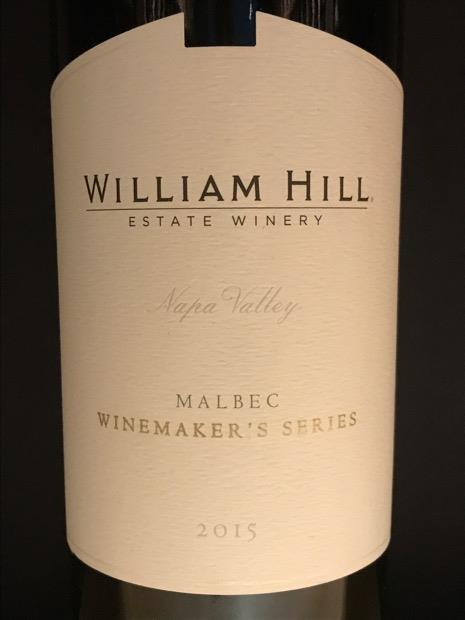 2015 William Hill Winery Malbec Winemaker's Series Napa Valley, USA ...