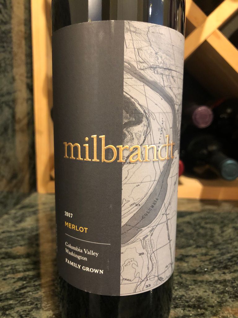 2017 Milbrandt Vineyards Merlot Family Grown, USA, Washington, Columbia ...