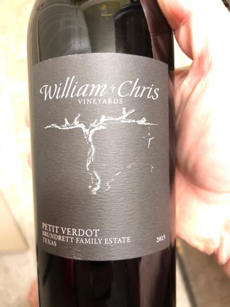 2015 William Chris Vineyards Petit Verdot Brundrett Vineyard, USA ...