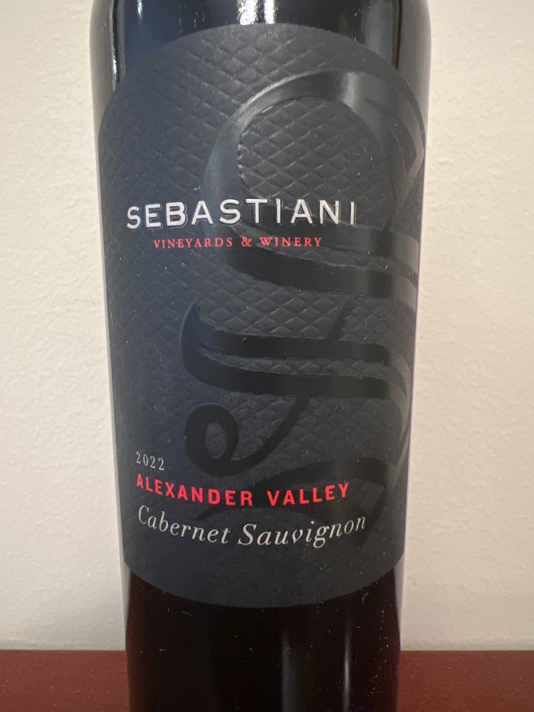 2022 Sebastiani Vineyards & Winery Cabernet Sauvignon Alexander Valley ...